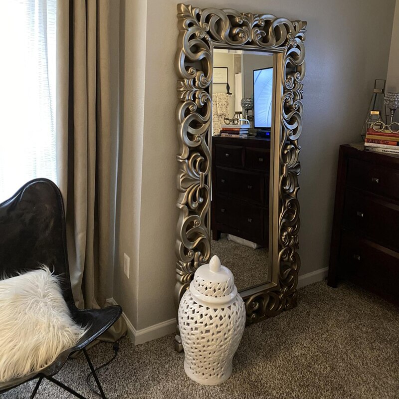 Mirror - Decorative Wall Mirrors Full Body Bedroom Bathroom Mirror ...